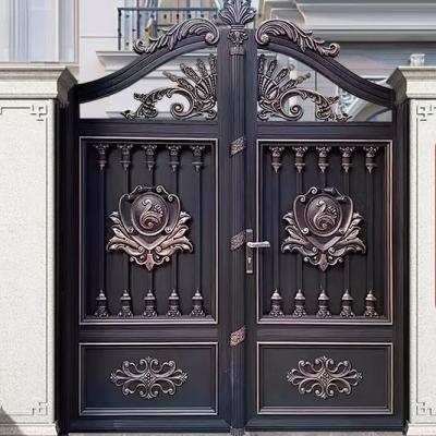 China Sliding Aluminium Pedestrian Garden Gates Powder Coated Aluminum Alloy 6063/6061/6005 for sale