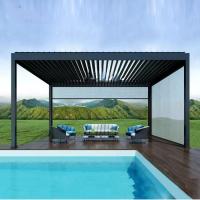China Uv Protection And Weather Resistance Aluminium Pergola With Roof Modern And Sleek for sale