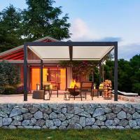 China Modern And Sleek Custom Aluminium Pergola Waterproof And Weather Resistant For All Season for sale