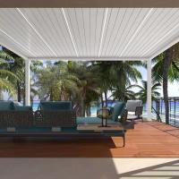 China Easy To Install And UV Protection Outdoor Aluminium Pergola With Retractable Canopy for sale