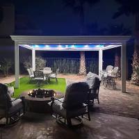 China Customizable Aluminum Gazebo With Retractable Roof And Sides Additional Accessories for sale