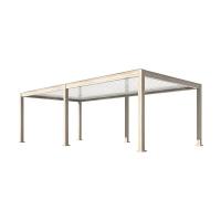 China Defender Aluminium Pergola Louvered Roof CE ISO Low Maintenance for sale