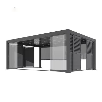 China Defender Aluminium Pergola Louvered Roof CE ISO Low Maintenance for sale