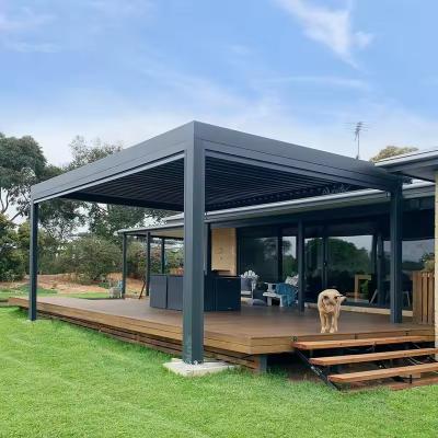 China Customizable Aluminum Gazebo with Retractable Canopy Durable and Versatile for sale