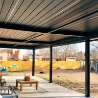 China Easy To Install Outdoor Aluminum Gazebo Weather Resistance Additional Features And Accessories for sale