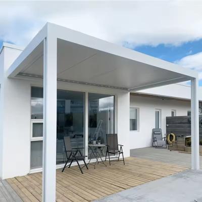 China Customizable Aluminium Pergola With Roof And UV Protection Features Low Maintenance for sale