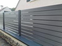 China Industrial Alloy 6063 Aluminum Fence with Individual Panel Size and Powder Coating for sale