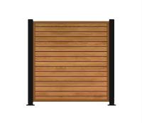 China Unassembled Aluminium Slat Fencing Anodizing / Powder Coating And More for sale
