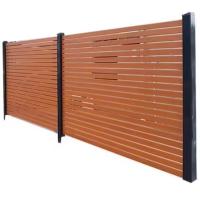 China Unassembled Aluminium Slat Fencing Anodizing / Powder Coating And More for sale