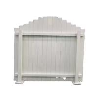 China Sports Barrier 5 Foot White Aluminum Fence Unassembled With Strong And Durable Structure for sale