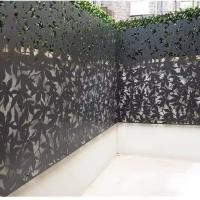 China Powder Coating Aluminum Louvered Fence Unassembled Durable Product Warranties for sale