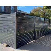 China 5 Foot Horizontal Aluminum Privacy Fence / Garden Privacy Fence Panel 4'*7'/5'*8' for sale
