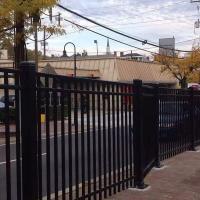 China Powder Coated Aluminum Fence For Sports Long Lasting Decorative Aluminum Fence for sale