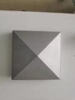 China Galvanized Steel Fence Cover Post Accessories Decorative Garden Fence Metal Fence Post Covers for sale