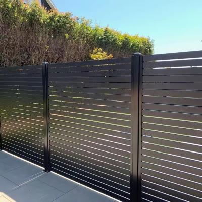 China Low Maintenance Decorative Metal Fence Panels Easy Surface Mount Installation for sale