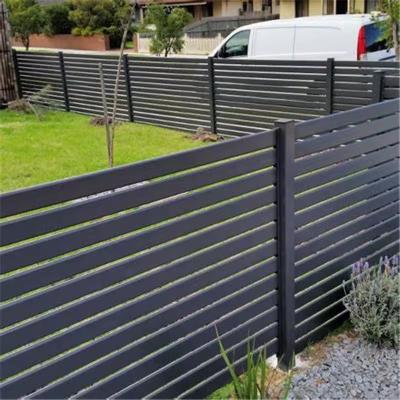 China Durability Weather Resistant Steel Fence With Aluminum And Powder Coated Finish for sale