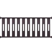 China Low Maintenance And Customization Width Options For Aluminum Privacy Fence for sale
