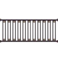 China Low Maintenance And Customization Width Options For Aluminum Privacy Fence for sale