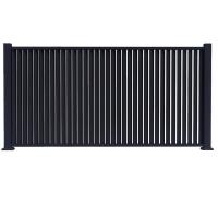 China Easy Assembly And Customization Aluminum Privacy Fence for sale