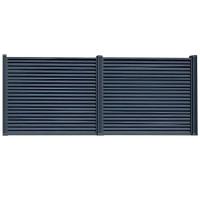 China Easy Assembly And Customization Aluminum Privacy Fence for sale