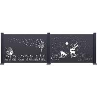 China 250 Pound Weight Capacity Aluminum Barrier Screen Customized for sale