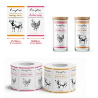 China HOT SALE Custom Printed Durable Packing Label Cats and Dogs Food Label Design for Puppy Formula Labels for sale