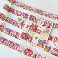 China 2023 Happy New Year Manufacturer Custom Design Clear Washi Sticker Adhesive Printing Washi Paper Tape Stickers Set Kawaii Roll for sale