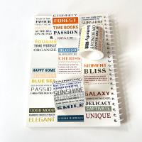 China Custom Glossy English Positive Sentence Washi Scrapbook Sticker Korean Cute Aesthetic Washi Tape Set Roll Wholesale for sale