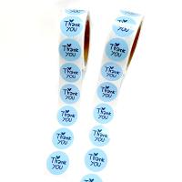 China High Quality Waterproof Thank You Jar Sticker Packaging Transparent Waterproof Material Label Custom Logo Stickers Sheet for sale