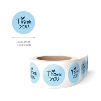 China High Quality Waterproof Thank You Jar Sticker Packaging Transparent Waterproof Material Label Custom Logo Stickers Sheet for sale