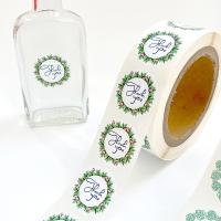 China Durable Custom Adhesive Vinyl Stickers Waterproof and UV-Resistant for Beverage and Perfume Packaging UV Printing for sale