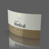 China Custom Clear Printed Medical Plastic Bottle Labels Personalized Prescription Pill Bottle Labels Sticker Roll Design for sale