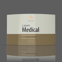 China Custom Clear Printed Medical Plastic Bottle Labels Personalized Prescription Pill Bottle Labels Sticker Roll Design for sale