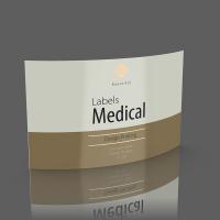 China Custom Clear Printed Medical Plastic Bottle Labels Personalized Prescription Pill Bottle Labels Sticker Roll Design for sale