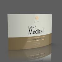 China Custom Clear Printed Medical Plastic Bottle Labels Personalized Prescription Pill Bottle Labels Sticker Roll Design for sale