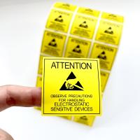 China Custom Fragile Stickers Packing Labels Warning Caution Adhesive Shipping Label Roll Sticker Printing for sale