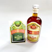 China Custom Vinyl Water Resistant Gold Aluminum Foil Silver Beer Label Printed Reflective Vodka Glass Bottle Label Sticker Design for sale