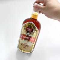 China Custom Vinyl Water Resistant Gold Aluminum Foil Silver Beer Label Printed Reflective Vodka Glass Bottle Label Sticker Design for sale