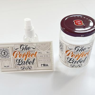 China OEM/ODM Custom Adhesive Sticker 750ML Red Wine Label for Wedding Parties Textured Paper with Gold Foil Embossed Logo for sale