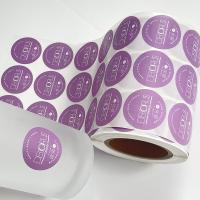 China Custom Printing Round Essential Oil Skincare Circle Seal Adhesive Labels Sticker Roll for sale