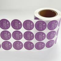 China Custom Printing Round Essential Oil Skincare Circle Seal Adhesive Labels Sticker Roll for sale
