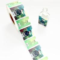 China Waterproof Custom Design Roll Perfume Cosmetic Package Printing Adhesive White Vinyl Sticker Matte Lamination Square Label for sale
