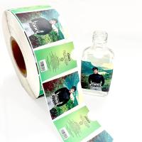 China Waterproof Custom Design Roll Perfume Cosmetic Package Printing Adhesive White Vinyl Sticker Matte Lamination Square Label for sale