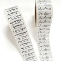 China Customized Self Adhesive Waterproof Transparent Stickers Printing PVC Perfume Bottle Packaging Label Roll Custom Manufacturer for sale