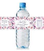 China Custom Printed Waterproof Multi-color Clear Private Self-adhesive Spring Water Beverage Bottle Label Sticker for sale
