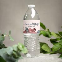 China Custom Printed Waterproof Multi-color Clear Private Self-adhesive Spring Water Beverage Bottle Label Sticker for sale