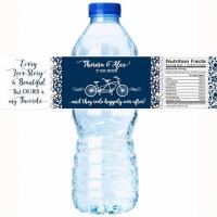 China Personalised Professional Printing Packaging Mineral Water Bottle Labels Juice Soda Waterproof Water Bottle Labels for sale
