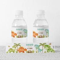China Personalised Professional Printing Packaging Mineral Water Bottle Labels Juice Soda Waterproof Water Bottle Labels for sale