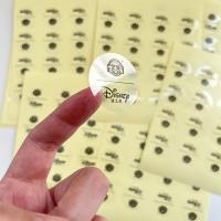 China Custom Clear Seal Label Transparent Waterproof Perfume Gift Skincare Clear Round Jar Adhesive Sticker Label for sale