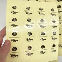 China Custom Clear Seal Label Transparent Waterproof Perfume Gift Skincare Clear Round Jar Adhesive Sticker Label for sale